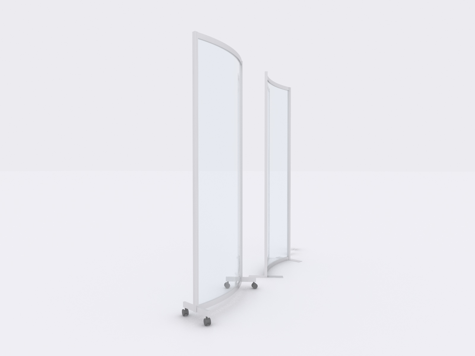Exhibit Design Search - MODSE-8014 | Curved Safety Dividers (Safety ...